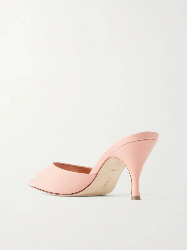 AeydĒ Samia Leather Mules - Pink