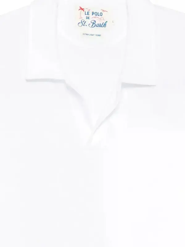 MC2 SAINT BARTH Jeremy Buttonless T-shirt - White