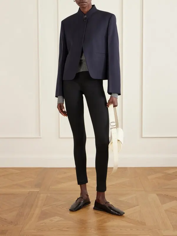 JIL SANDER Wool-blend Leggings