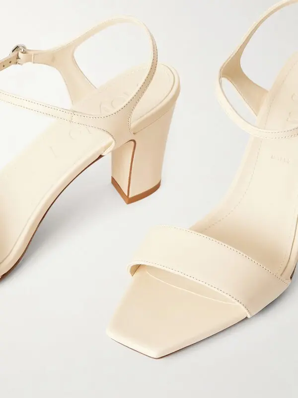 AeydĒ Imogen Leather Sandals - Neutrals