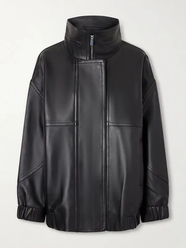 Theory Lambskin Leather Jacket