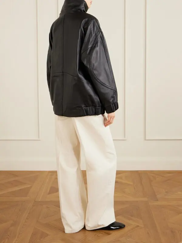 Theory Lambskin Leather Jacket
