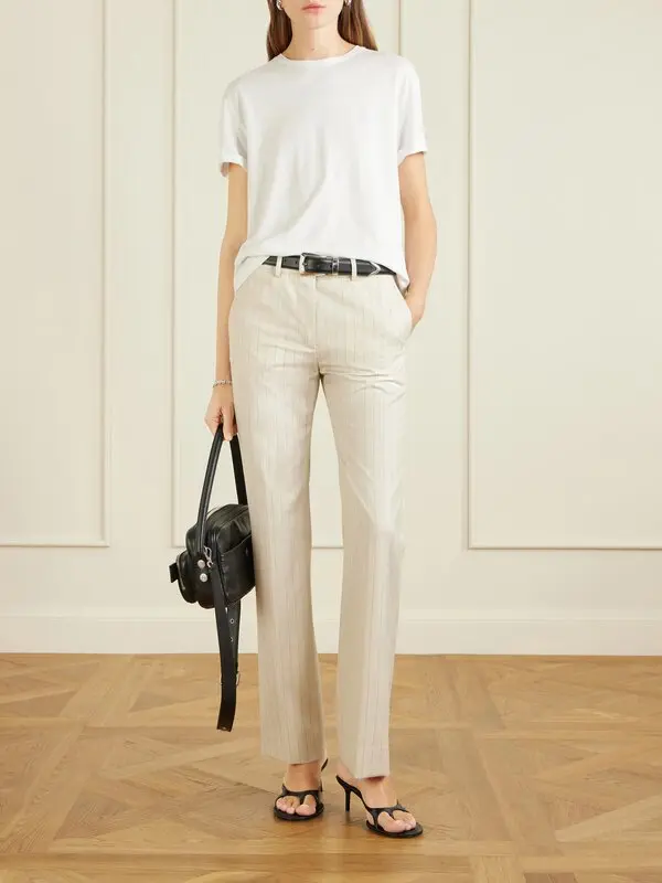 Acne Studios Pinstriped Wool Straight-leg Pants