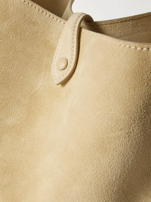 Polo Ralph Lauren Debossed Suede Shoulder Bag