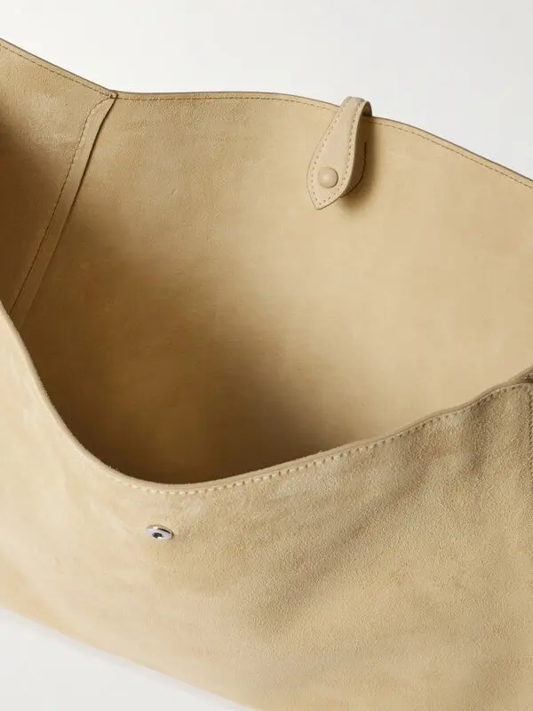 Polo Ralph Lauren Debossed Suede Shoulder Bag