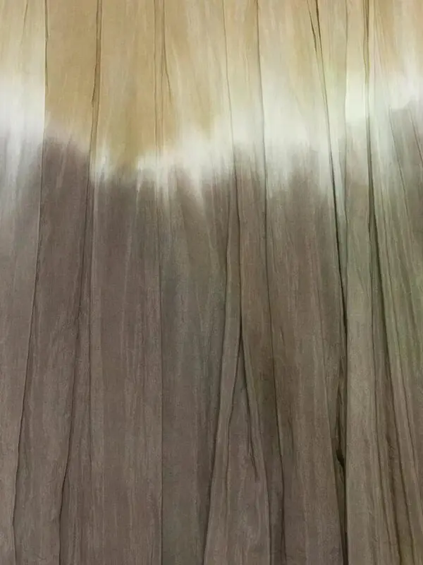 ROBERTO COLLINA Dip-dye Midi Skirt - Green