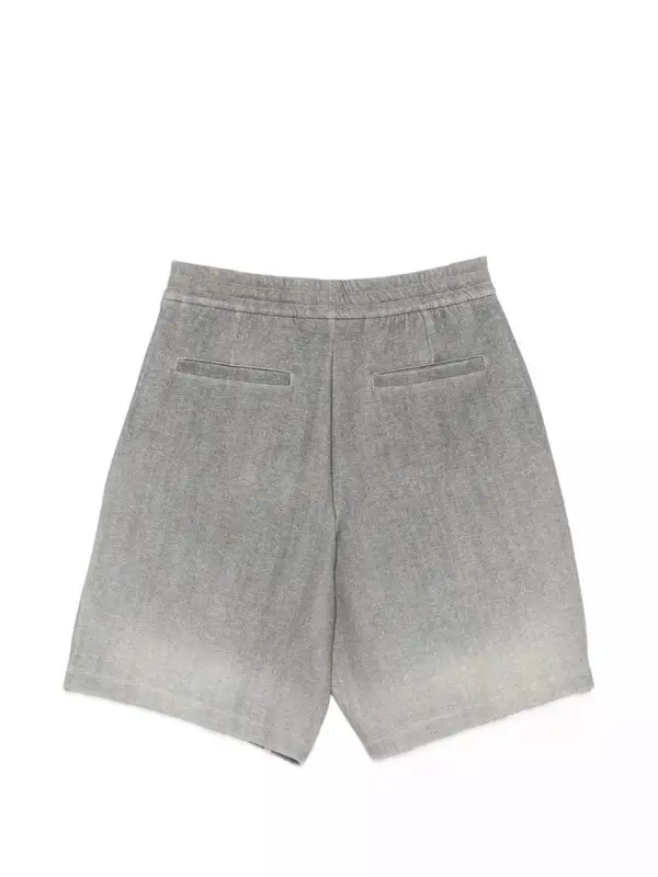Emporio Armani Herringbone Side-stripe Shorts