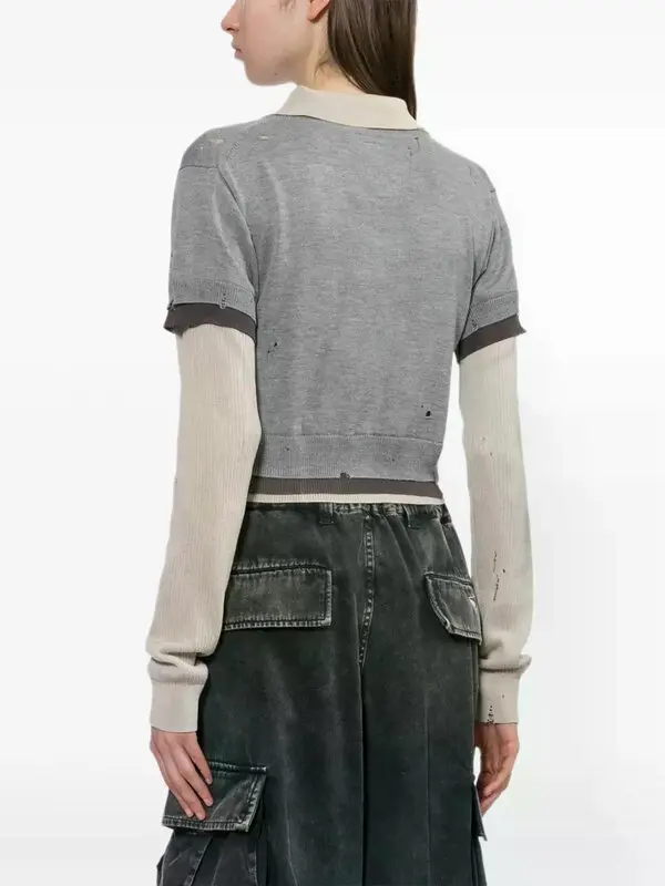 Mihara Yasuhiro Triple-layered Sweater