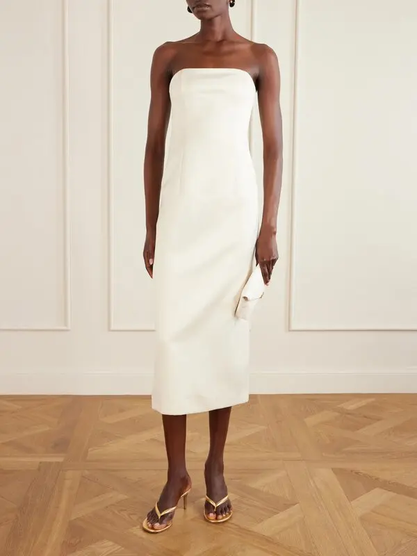 Simkhai Enid Satin Midi Dress