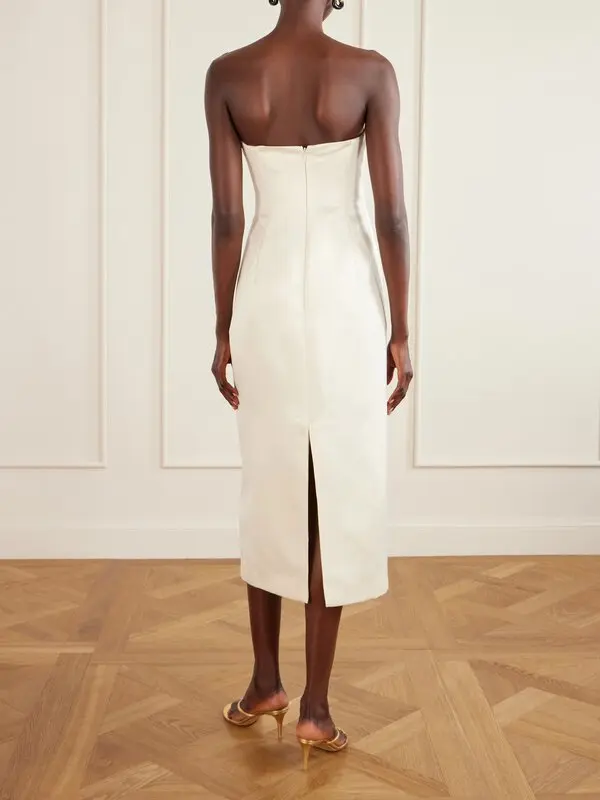 Simkhai Enid Satin Midi Dress