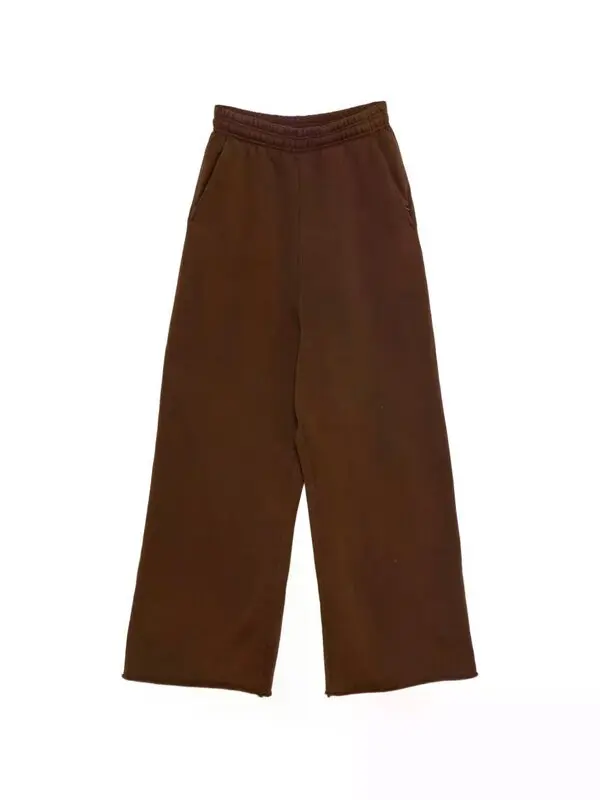 ENTIRE STUDIOS Raw-hem Track Pants - Brown