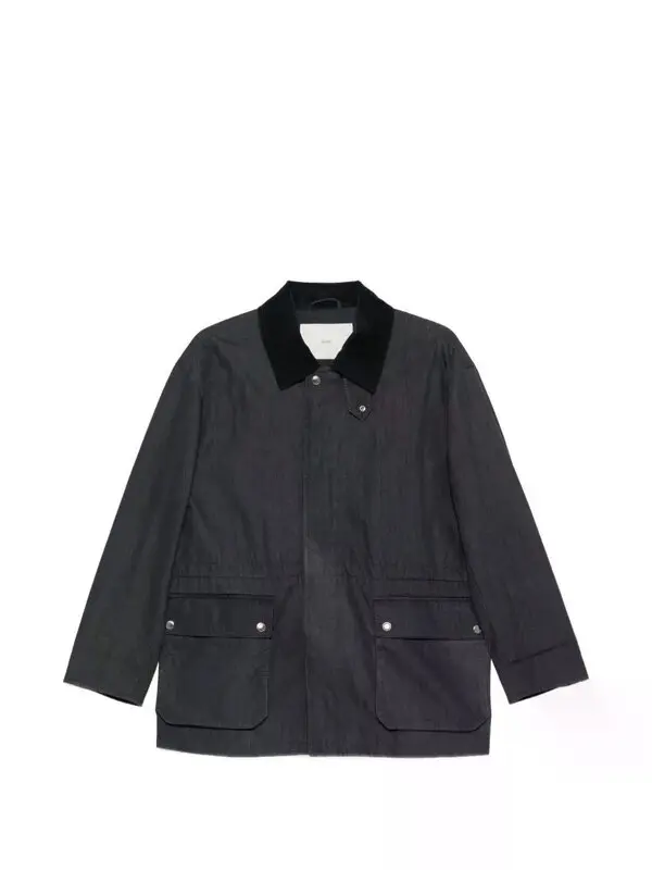 DUNST Flap-pocket Collar Jacket - Grey