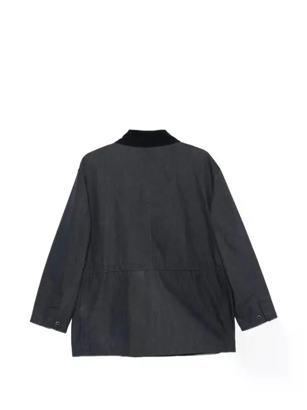 DUNST Flap-pocket Collar Jacket - Grey