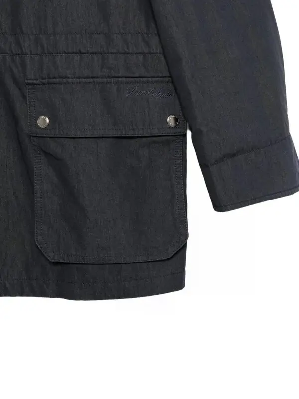 DUNST Flap-pocket Collar Jacket - Grey