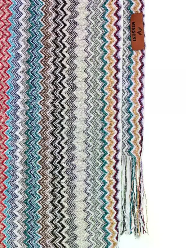 Missoni Fringed Scarf - White