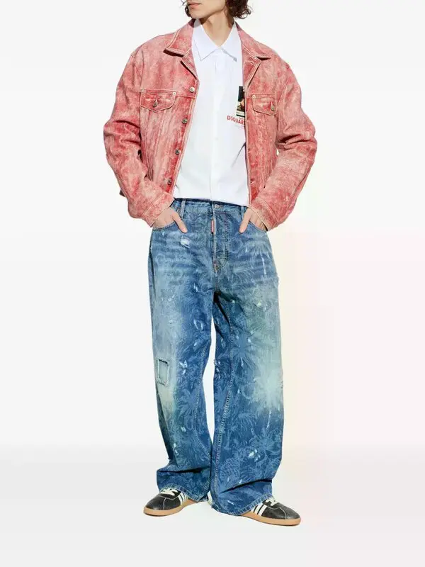 Dsquared2 Palm-print Jeans