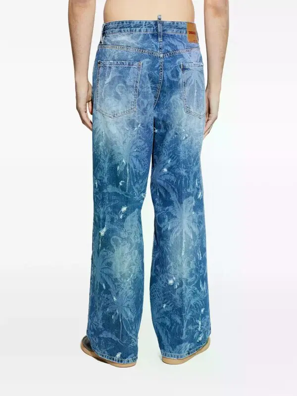 Dsquared2 Palm-print Jeans