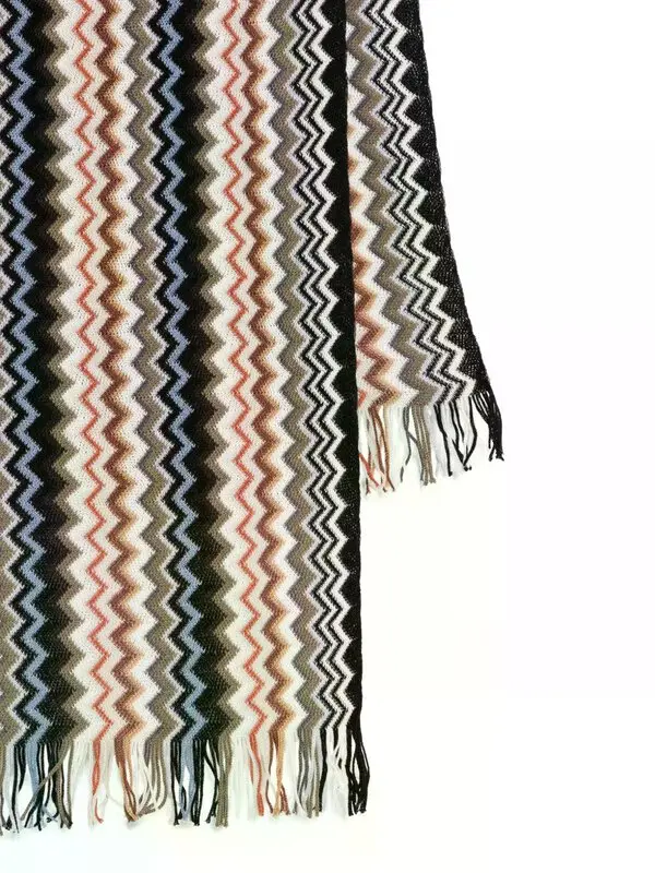 Missoni Chevron Fringed Scarf