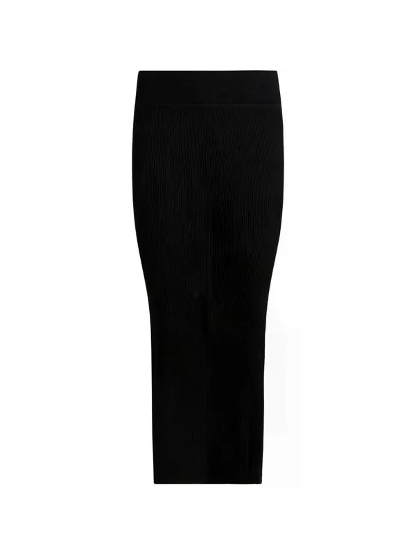 Rick Owens Ribbed Knit Skirt