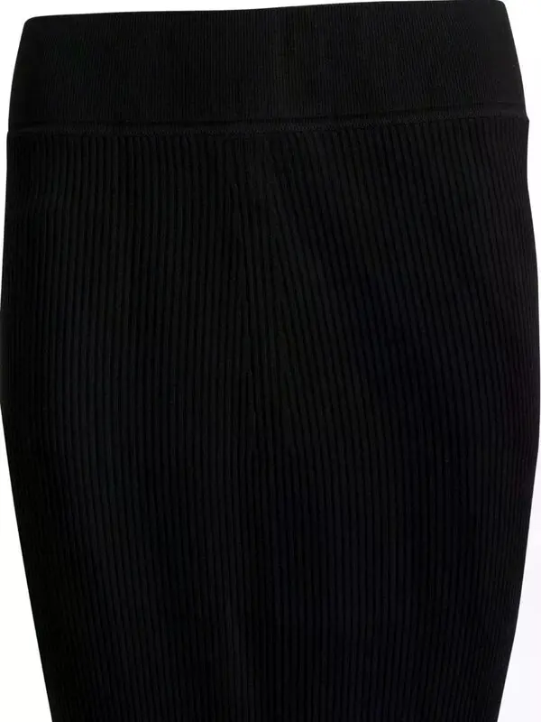 Rick Owens Ribbed Knit Skirt