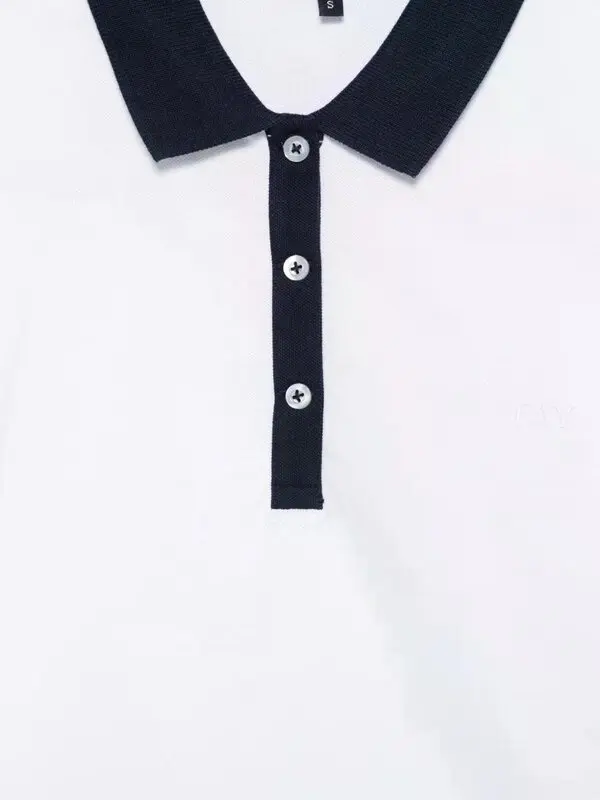 FAY Buttoned Collar Polo