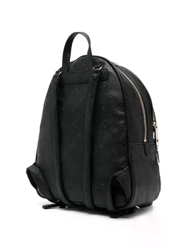 Guess Manhattan Embossed Zip Backpack - Black