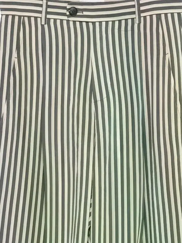 TELA Striped Button-fastening Trousers
