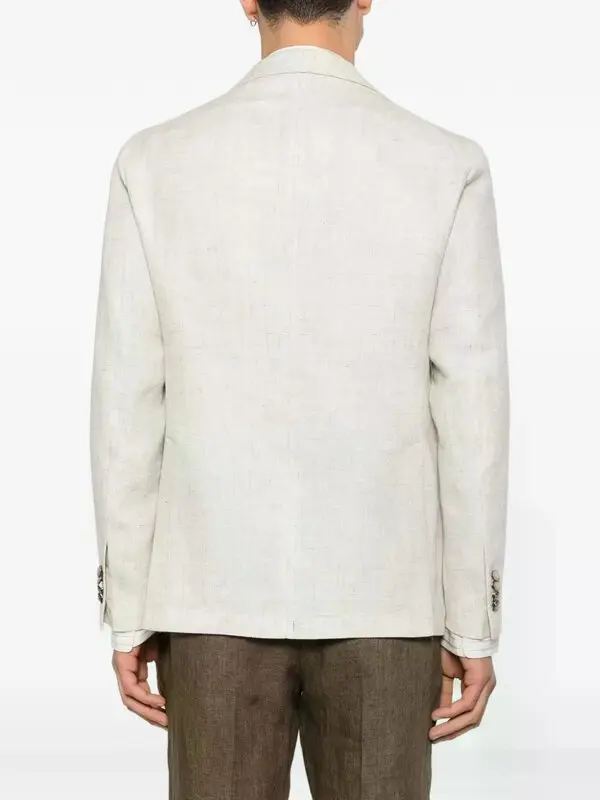 Tagliatore Buttoned Blazer - Neutrals