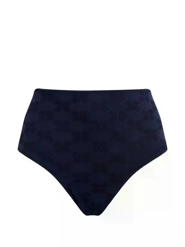 Vilebrequin High-waisted Bikini Bottom - Blue