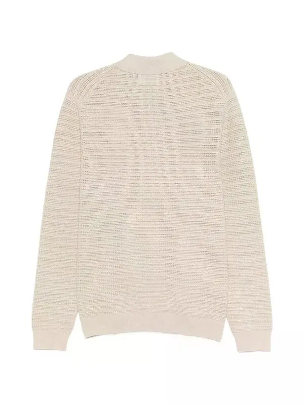 Nn07 Zip-up Cardigan - Neutrals