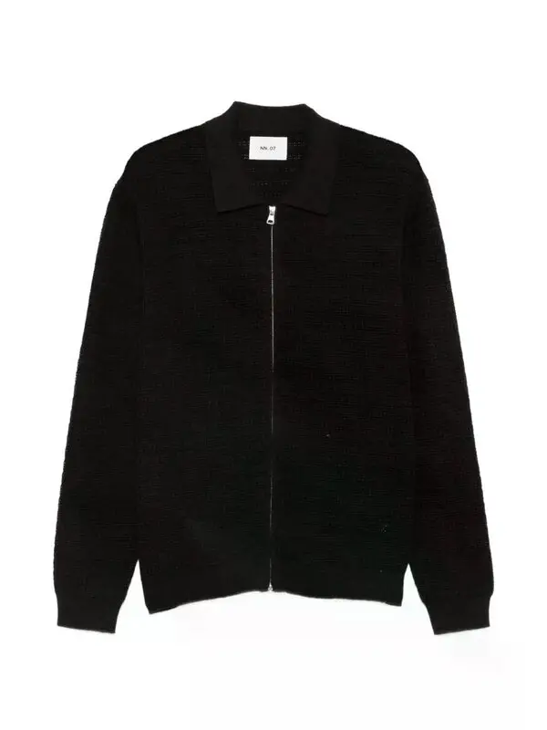 Nn07 Zip-fastening Cardigan - Black