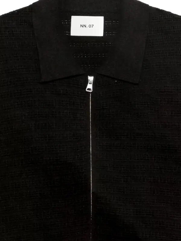 Nn07 Zip-fastening Cardigan - Black