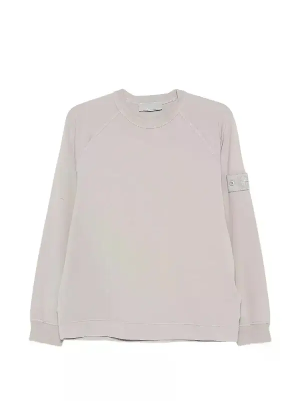 Stone Island Ghost Patch Crewneck Sweatshirt - Grey