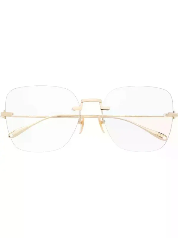 Gucci Oversized Rimless Glasses