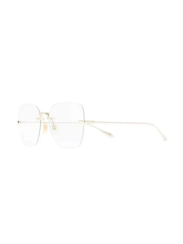 Gucci Oversized Rimless Glasses