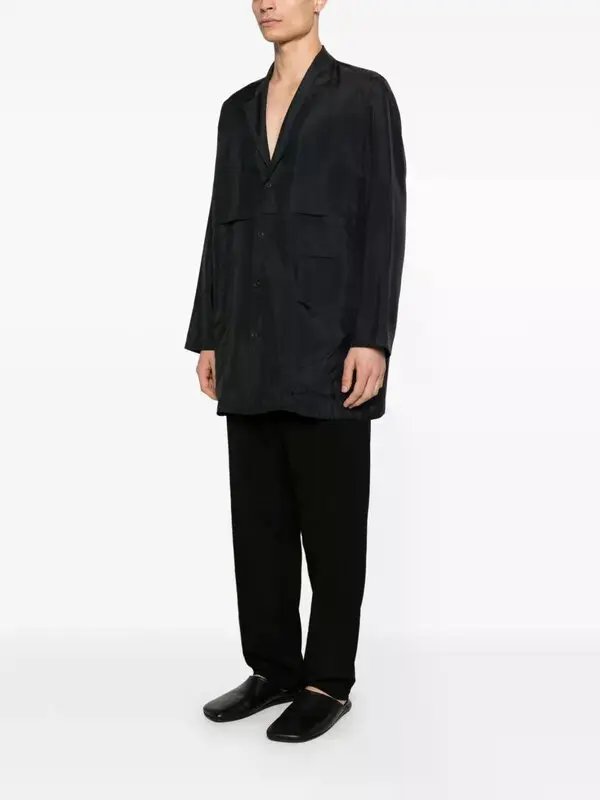 Yohji Yamamoto Patch-pocket Coat