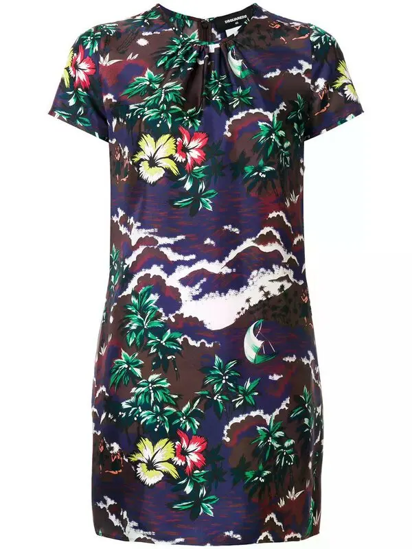 Dsquared2 Printed Short Dress