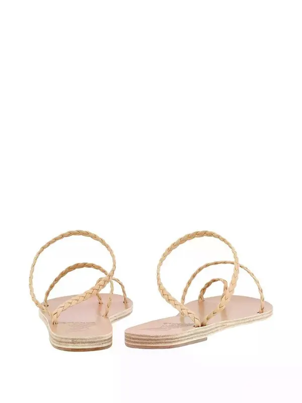 ANCIENT GREEK SANDALS Eleftheria Braided Leather Sandals - Neutrals