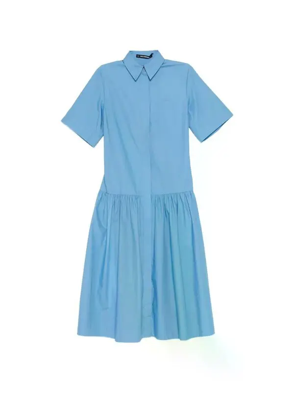 Karl Lagerfeld Midi Shirt Dress With Tie Belt