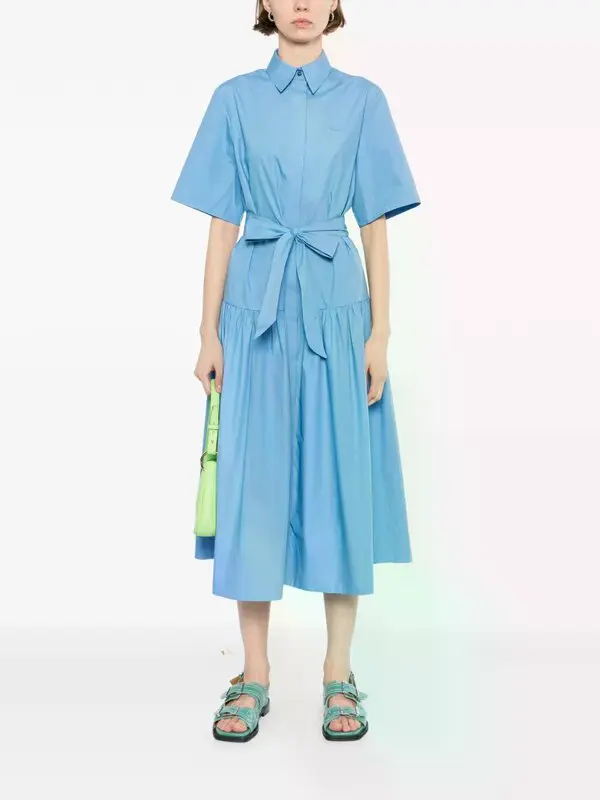 Karl Lagerfeld Shirt Dress - Blue - 37% Off | Editorialist