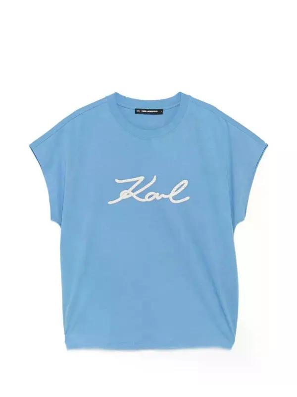 Karl Lagerfeld Rope-logo T-shirt