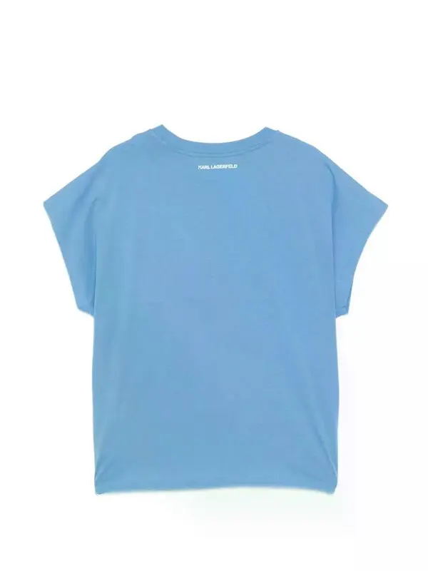 Karl Lagerfeld Rope-logo T-shirt
