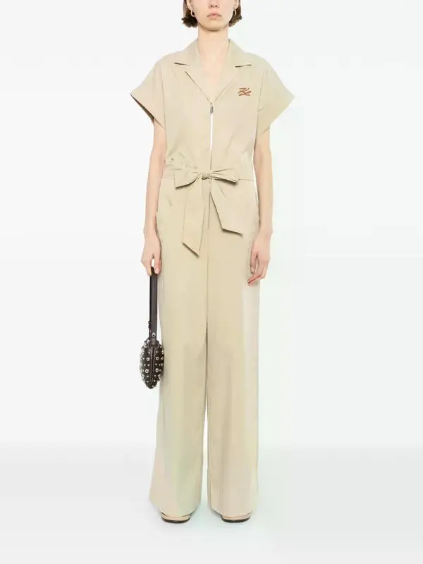 Karl Lagerfeld Shirt-collar Jumpsuit