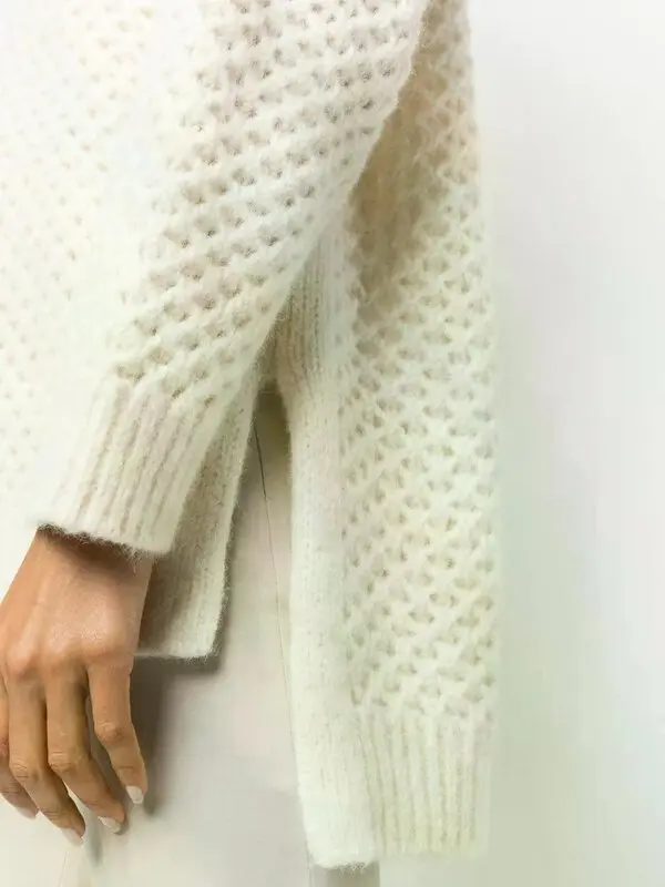 Malo Open-knit V-neck Jumper