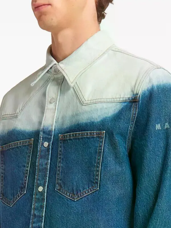 Marni Dip-dye Denim Shirt