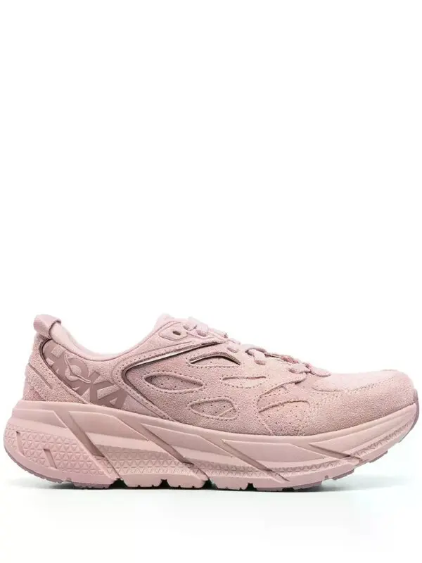 HOKA® Cliftl Suede Sneakers - Pink