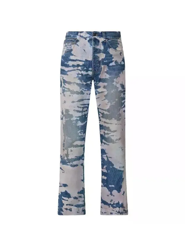 Amiri Belt-loop Jeans With Bleached Effect
