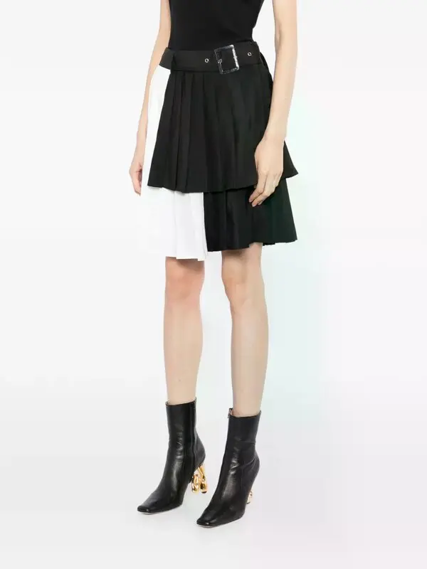 Karl Lagerfeld Asymmetrical Pleated Skirt
