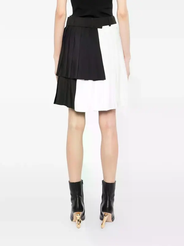 Karl Lagerfeld Asymmetrical Pleated Skirt