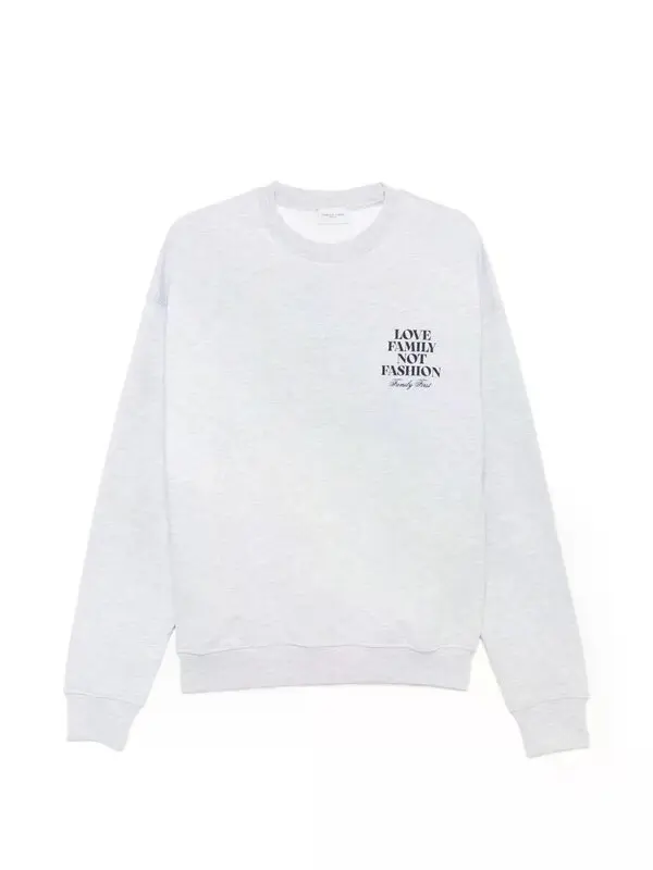 FAMILY FIRST Lettering Sweatshirt